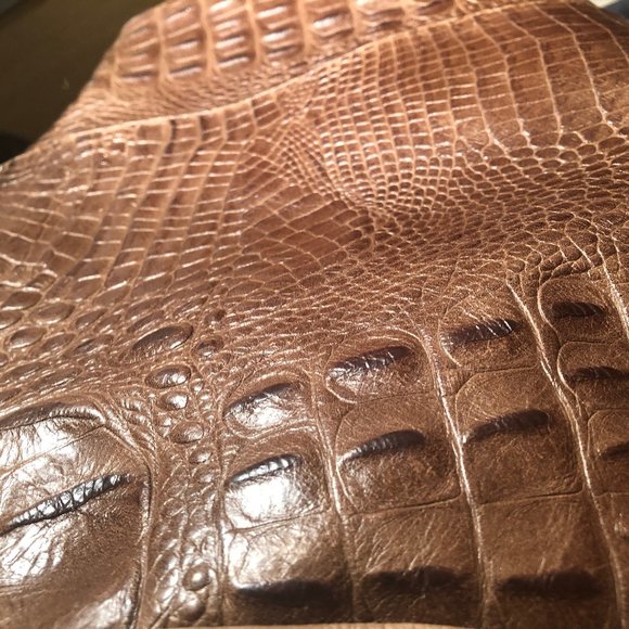 Veggio | Bags | Veggio Cuero Hobo Style Xl Leather Croc Embossed | Poshmark